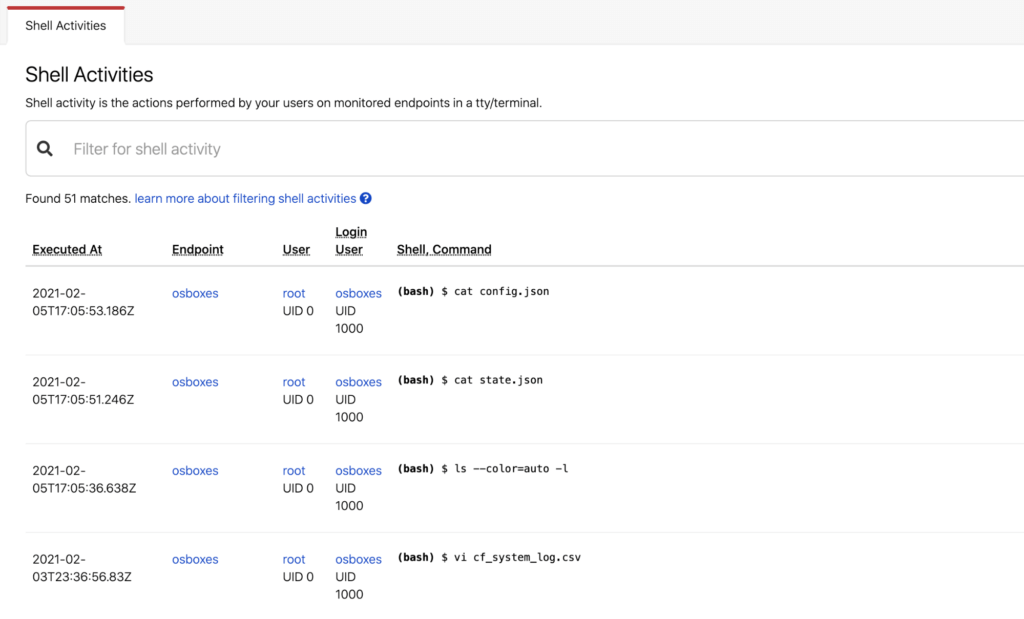 Introducing Shell Activities for Cloud Workload Protection