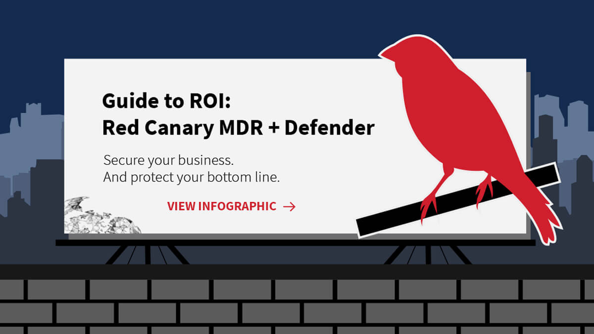 Red Canary ROI through Microsoft Defender + MDR