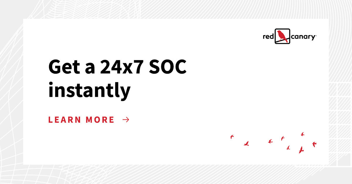 Instant access to 24x7 managed SOC with threat detection and response Instant access to 24x7 managed SOC with threat detection and response