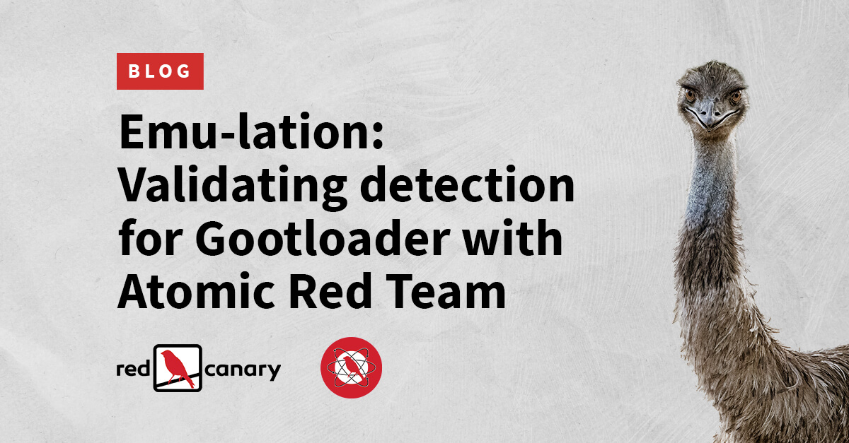 Validating detection for Gootloader with Atomic Red Team