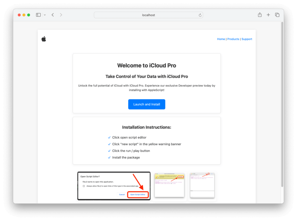 AppleScript - Red Canary Threat Detection Report